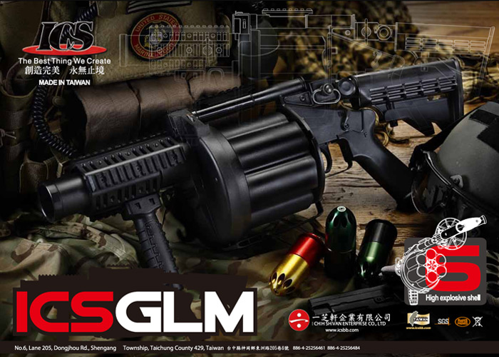 ICS Unveils the Grenade Launcher Multiple (GLM) | Popular Airsoft ...