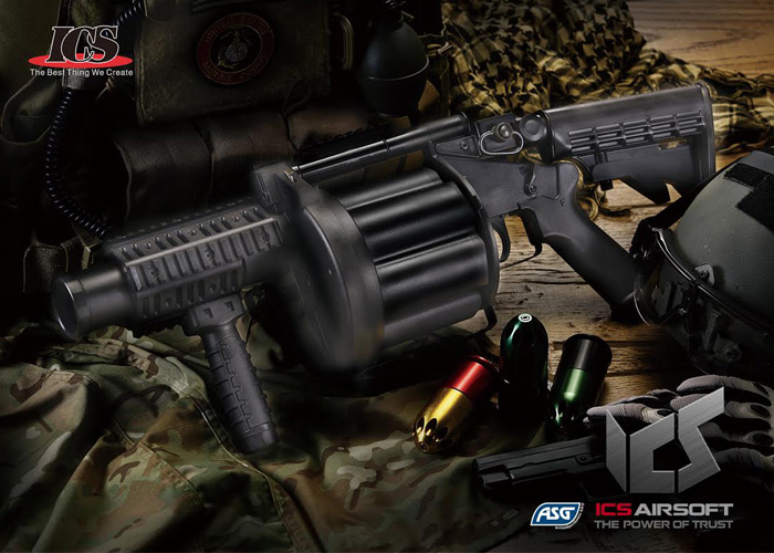 New ICS Airsoft MGL Product Video | Popular Airsoft: Welcome To The ...