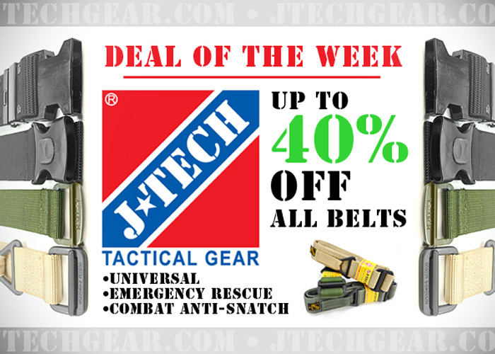 40% Off On All J-Tech Belts | Popular Airsoft: Welcome To The Airsoft World
