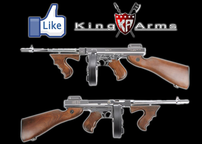 King Arms 5000 Likes Facebook Promo | Popular Airsoft: Welcome To The ...