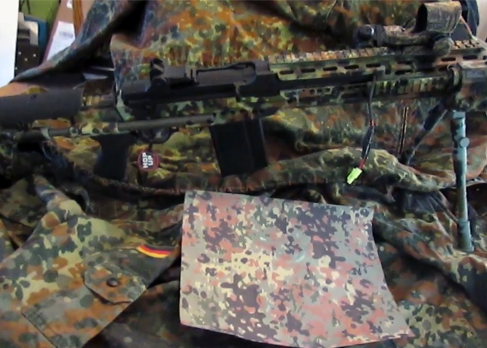 CYMA M14 EBR AEG Flecktarn Paint Job | Popular Airsoft: Welcome To The ...