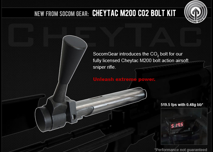 SOCOM Gear CheyTac M200 CO2 Bolt Kit | Popular Airsoft: Welcome To The ...