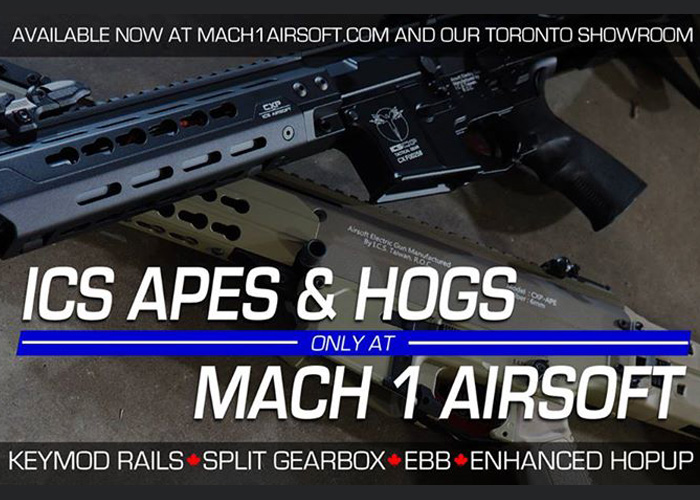 ICS CXP APE & HOG At Mach1 Airsoft | Popular Airsoft: Welcome To The ...