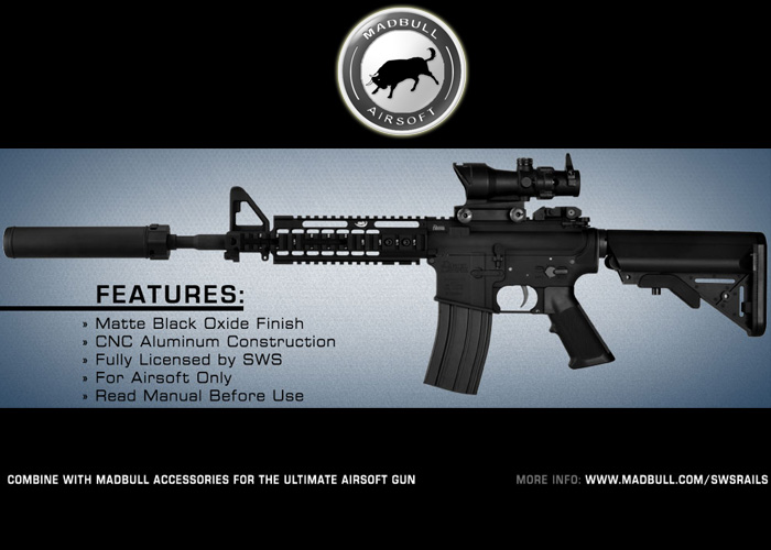 MadBull Airsoft Licensed SWS Free-Float Rails | Popular Airsoft ...