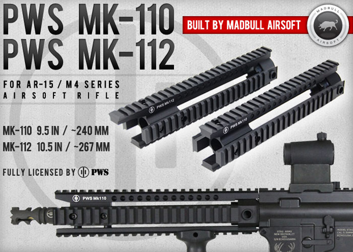 MadBull PWS Mk-110 & Mk-112 Rails Available | Popular Airsoft: Welcome ...