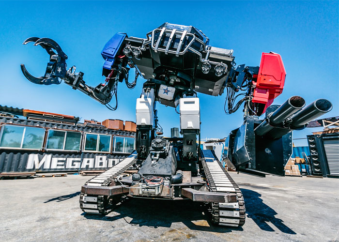 Megabots Team Tests The MK3 “Eagle Prime” Before The Giant Robot Duel ...