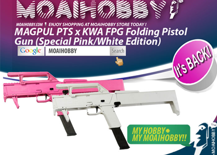 Magpul PTS FPG White & Pink Editions Back | Popular Airsoft: Welcome To ...