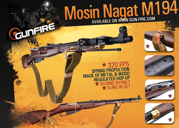 Zeta Lab Mosin Nagant M1944 at Gunfire | Popular Airsoft: Welcome To ...