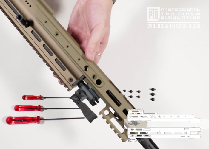 PTS Kinetic MREX SCAR Rail Install | Popular Airsoft: Welcome To The ...