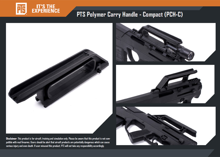 New PTS Polymer Carry Handle - Compact | Popular Airsoft: Welcome To ...
