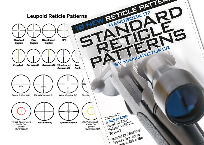 Free Handbook of Standard Reticle Patterns | Popular Airsoft: Welcome ...