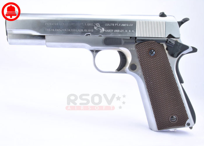 Bell Silver M1911A1 GBB Pistol at RSOV.com | Popular Airsoft: Welcome ...
