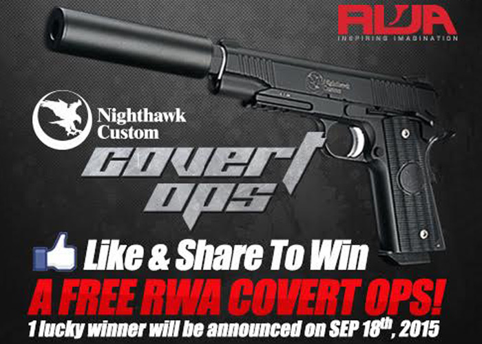 RWA Nighthawk Custom Covert Ops Giveaway | Popular Airsoft: Welcome To ...