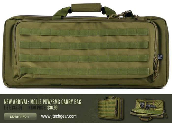 JTECH Molle PDW/SMG Carry Bag | Popular Airsoft: Welcome To The Airsoft ...