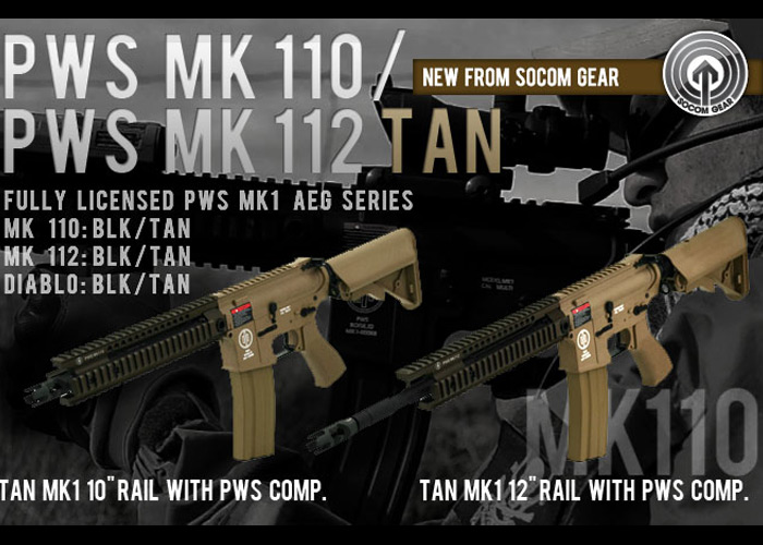 SOCOM Gear PWS MK1 Series In Tan | Popular Airsoft: Welcome To The ...