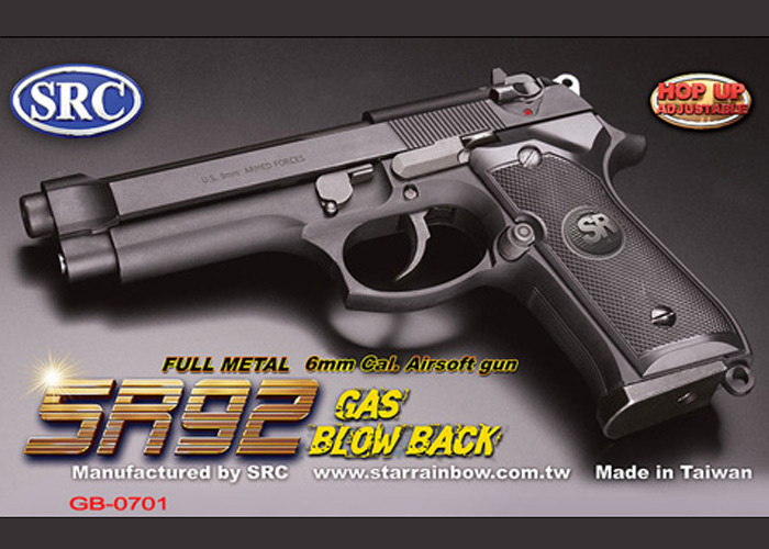 SRC SR92 Full Metal Gas Blowbacks | Popular Airsoft: Welcome To The ...