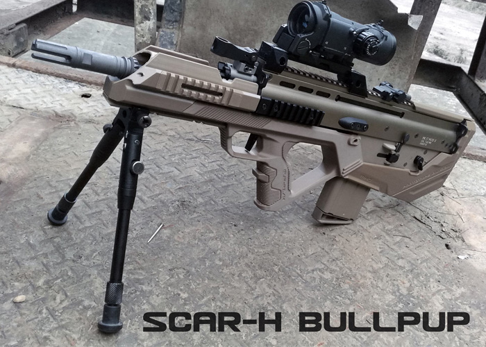 SRU SR-BUP-P1/H SCAR-H Bullpup Photos | Popular Airsoft: Welcome To The Airsoft World