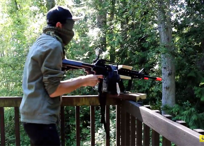 Dual M4 Mounted Airsoft Turret Tutorial | Popular Airsoft: Welcome To ...