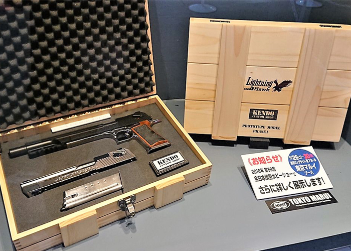 Tokyo Marui Lightning Hawk .50AE GBB At The Tokyo Game Show 2018 ...