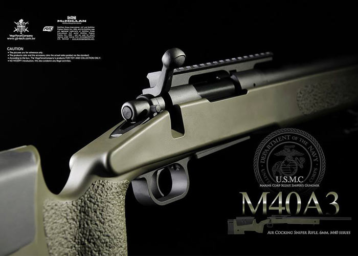 VFC USMC M40A3 December 2013 Release | Popular Airsoft: Welcome To The ...