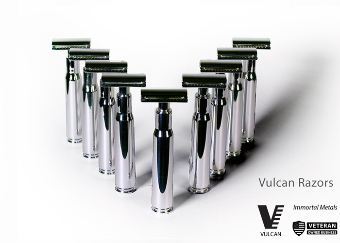 Shave Your Beard With The .50 Caliber Vulcan Razor From Coxswain USA ...
