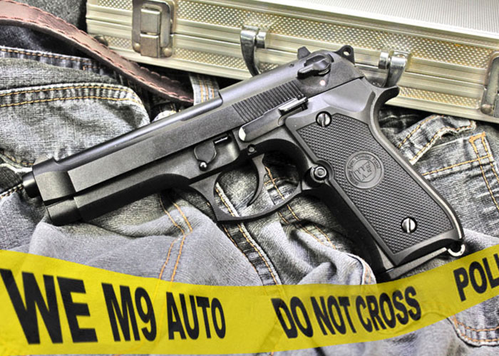 WE M9 Auto GBB Pistol Black At Get Reload | Popular Airsoft: Welcome To ...