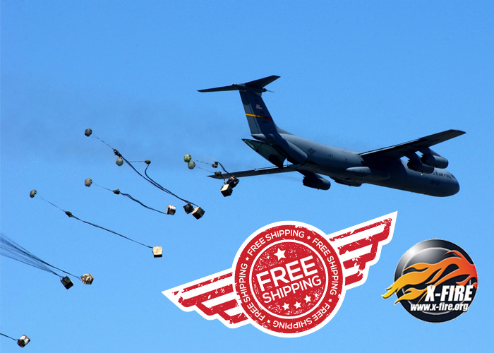 X-FIRE Free Shipping Service Extended | Popular Airsoft: Welcome To The ...