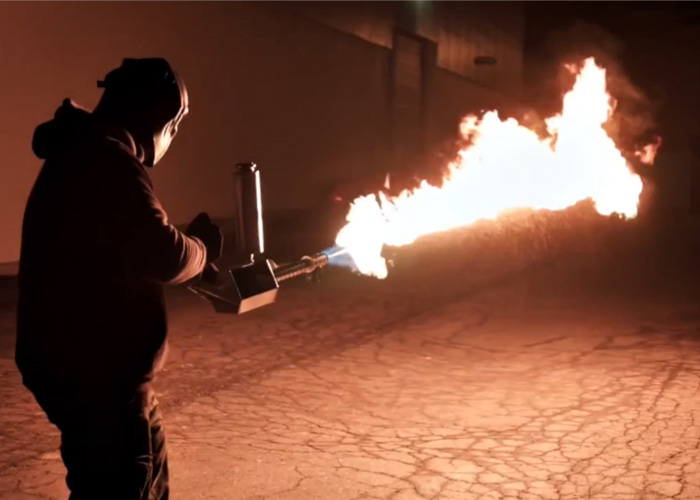 Spit Fire With The XM42: The Handheld Flamethrower | Popular Airsoft ...