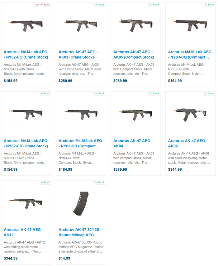 Arcturus AEG Restock At Airsoft Atlanta | Popular Airsoft: Welcome To ...