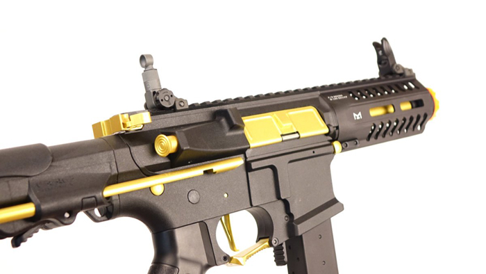 G&G ARP9 Gold AEG At Airsoft Atlanta | Popular Airsoft: Welcome To The ...