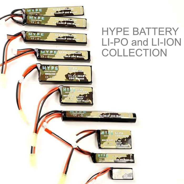 Hype Battery Collection At Airsoft Atlanta | Popular Airsoft: Welcome ...