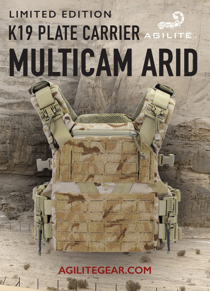 Limited Edition Agilite K19 Plate Carrier In Multicam Arid | Popular ...