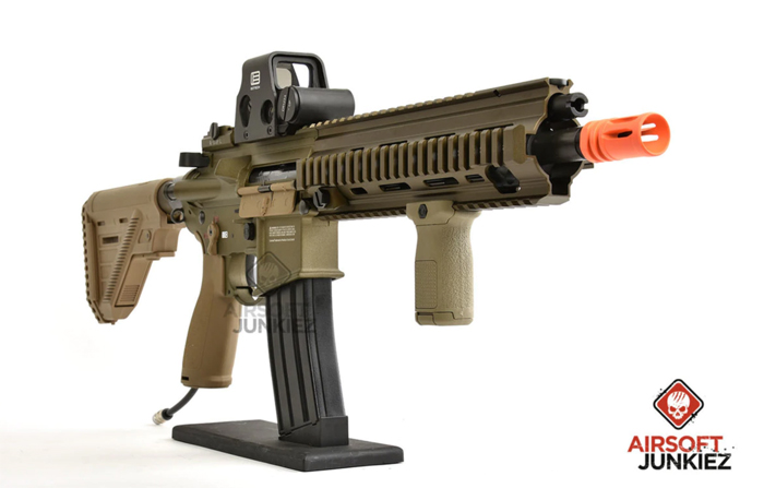Airsoftjunkiez HK416A5 Tan HPA Rifle | Popular Airsoft: Welcome To The ...