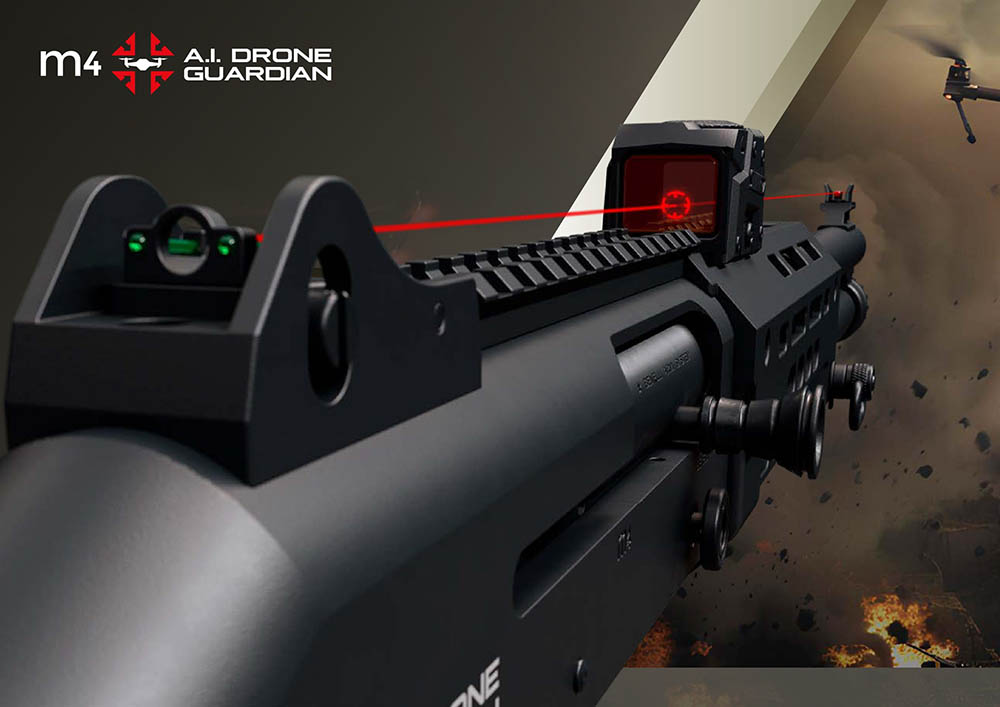Benelli Unveils The M4 A.I. Drone Guardian Shotgun For Counter UAV | Popular Airsoft: Welcome To ...