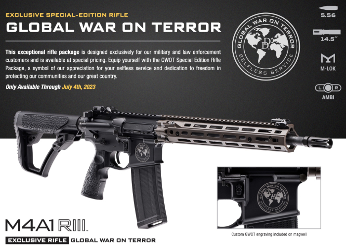 Daniel Defense Announces A Special Edition Global War On Terror (GWOT ...