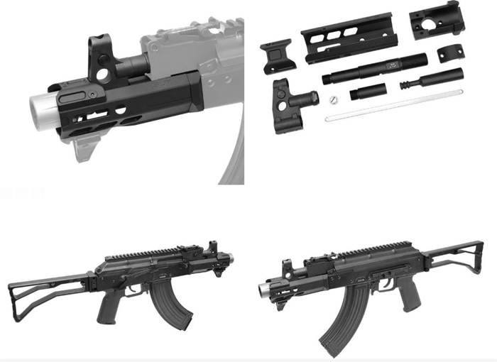 SLR ION Lite M-Lok Handguard Kits & AK Folding Stock For GHK | Popular ...