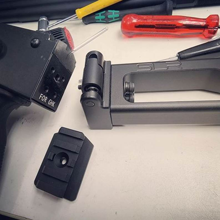 SLR ION Lite M-Lok Handguard Kits & AK Folding Stock For GHK | Popular ...