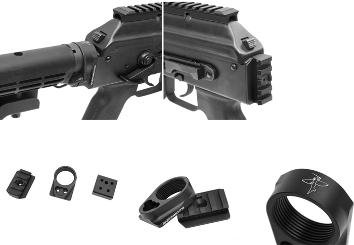 SLR ION Lite M-Lok Handguard Kits & AK Folding Stock For GHK | Popular ...