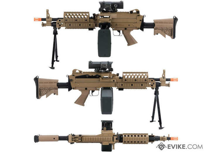 Evike.com: Cybergun FN M249 AEG In Tan | Popular Airsoft: Welcome To ...