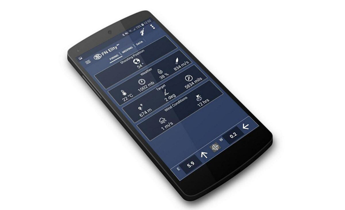 FN Herstal's Elity Weapon Mounted Ballistic Calculator At EnforceTac ...