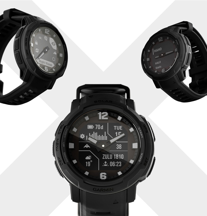 Garmin Instinct Crossover Solar Smart Watch Has A Tactical Edition ...