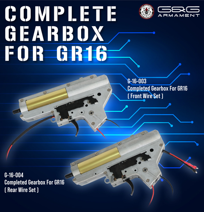 Complete Gearboxes For G&G GR-16 & UMG | Popular Airsoft: Welcome To ...