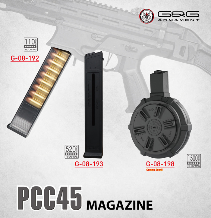 G&G PCC45 AEG Magazines | Popular Airsoft: Welcome To The Airsoft World
