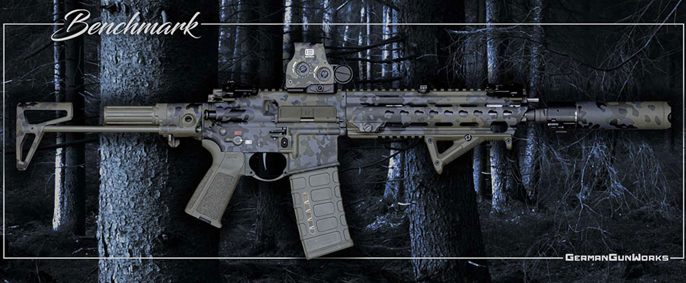 German Gun Works Reveal Their New Benchmark HK MR223 A3 Flecktarn Nacht ...
