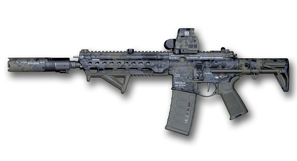 German Gun Works Reveal Their New Benchmark HK MR223 A3 Flecktarn Nacht ...