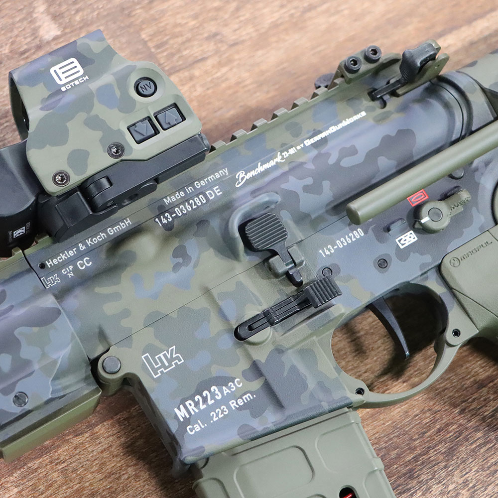 German Gun Works Reveal Their New Benchmark HK MR223 A3 Flecktarn Nacht ...