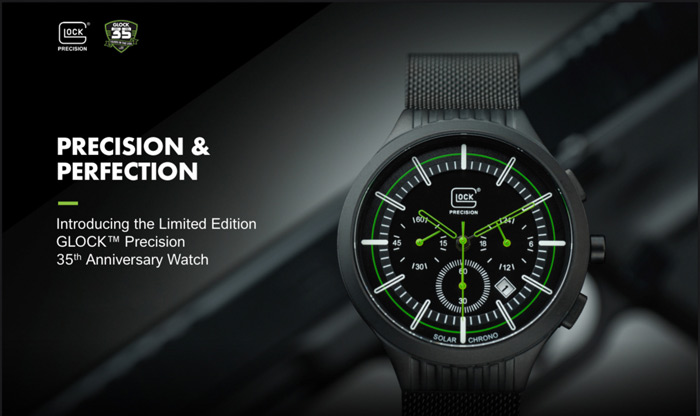 Glock Releases Limited Edition Watches Celebrating 40 Years Of The P80 ...