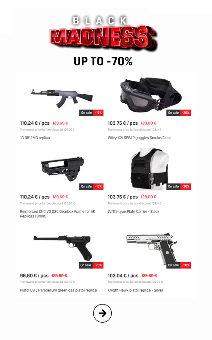 The Gunfire Black Madness Sale 2022 Is On | Popular Airsoft: Welcome To The Airsoft World