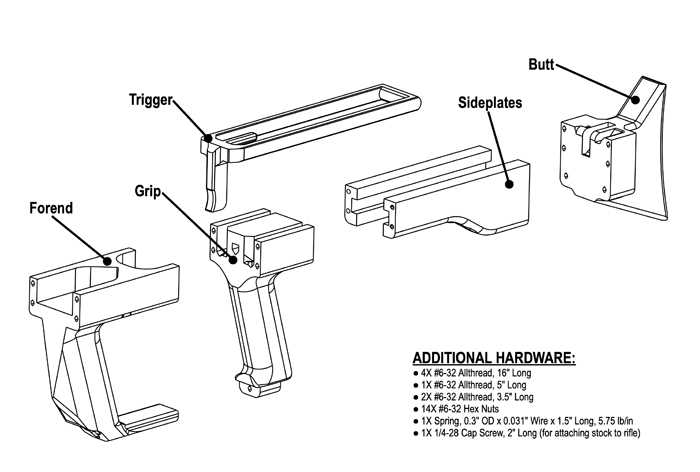 The BR-15: A 3D-Printed AR Bullpup Conversion Kit | Popular Airsoft ...