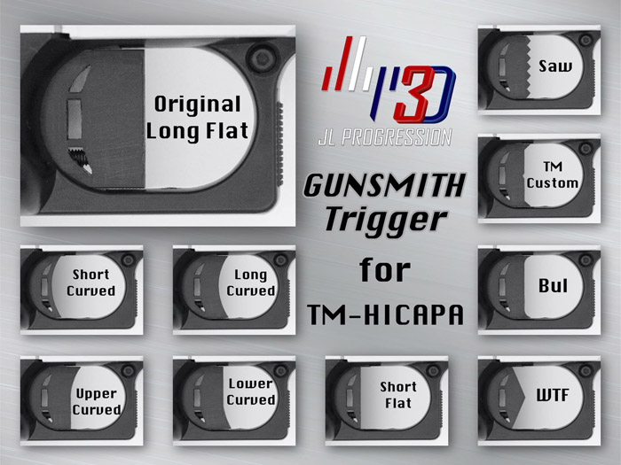 JLP Custom 3D-Printed Triggers For TM Hi-Capa Pistol | Popular Airsoft ...
